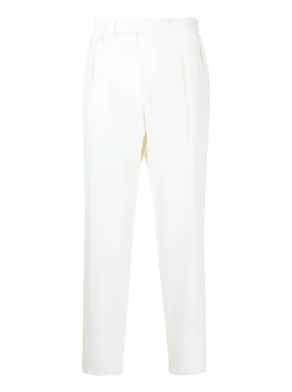 Polo Ralph Lauren Double-pleated Trousers - White