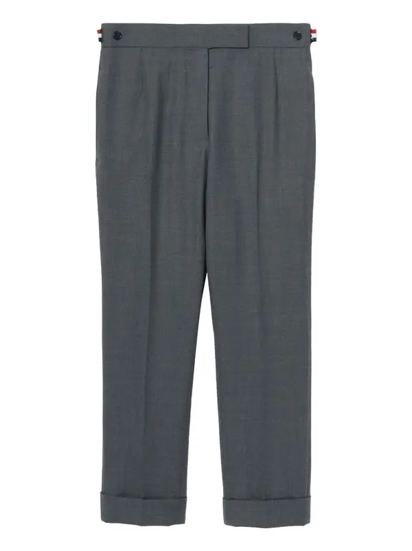 Thom Browne Straight-leg Trousers - Grey
