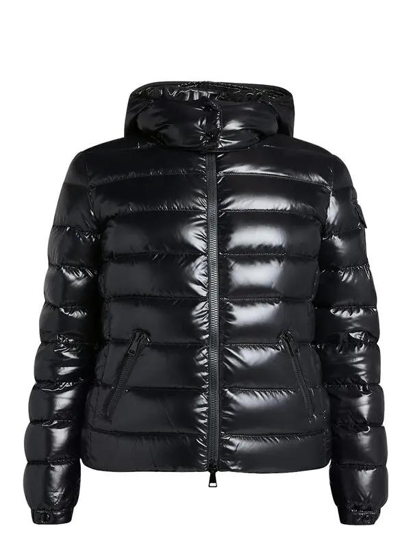 Moncler Bady Hooded Short Down Jacket - Dark Black