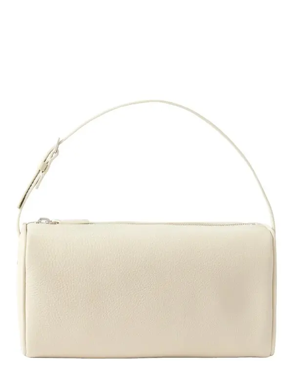 THE ROW 90s Small Textured-leather Tote - Ivory