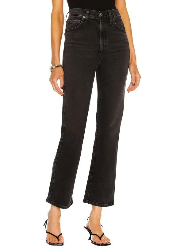 AGOLDE Pinch Waist High-rise Kick Flare Jeans - Panoramic