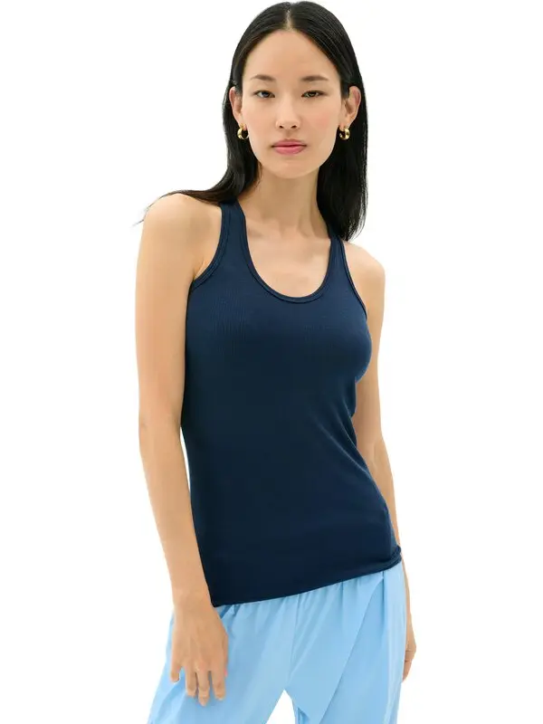 Splits59 Ashby Rib Tank - Indigo