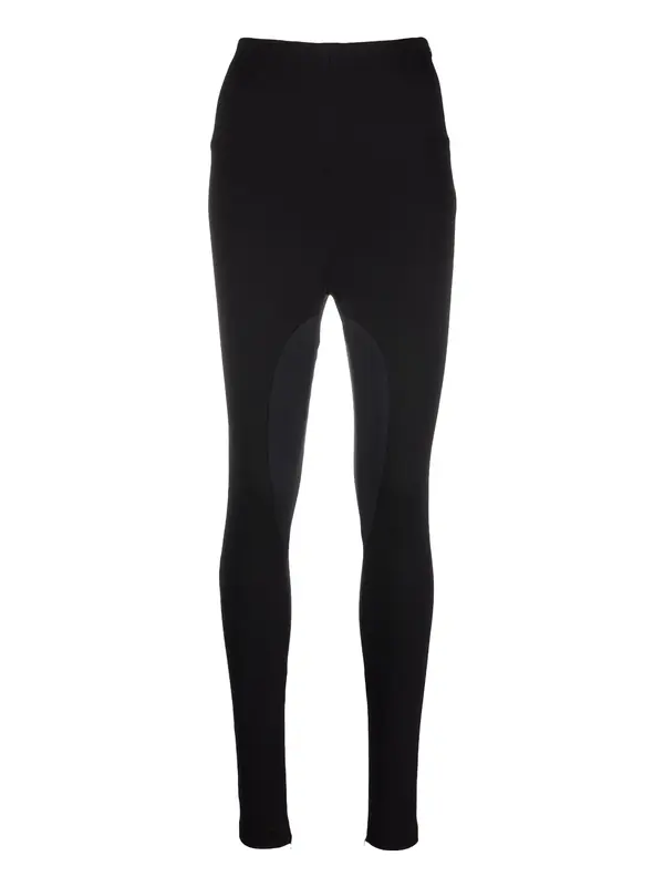 Philipp Plein Two-tone High-waisted Leggings - Black