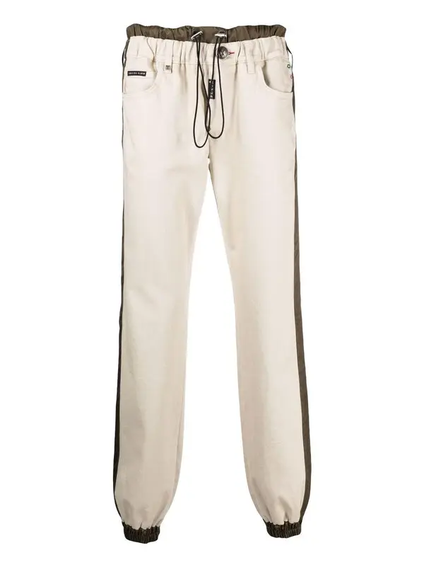Philipp Plein Iconic Plein Jogging Trousers - Neutrals