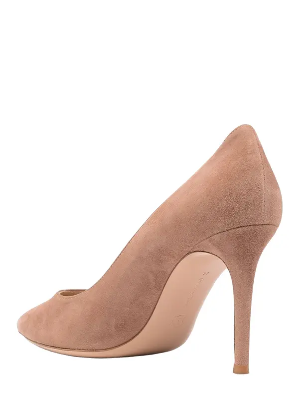 GIANVITO ROSSI 85mm Suede Pumps - Pink