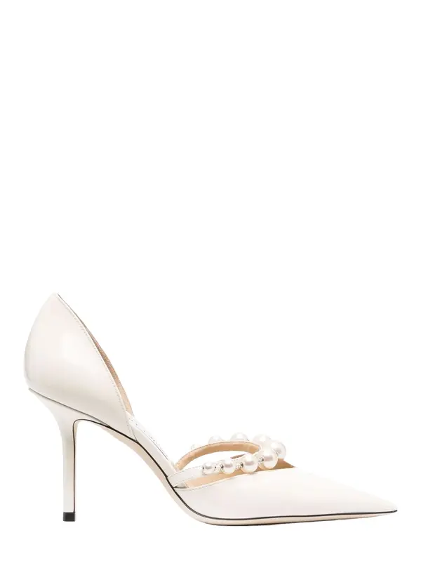 JIMMY CHOO Aurelie 85mm Pumps - White