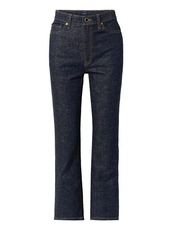 Khaite Abigail High-rise Straight-leg Jeans - Blue