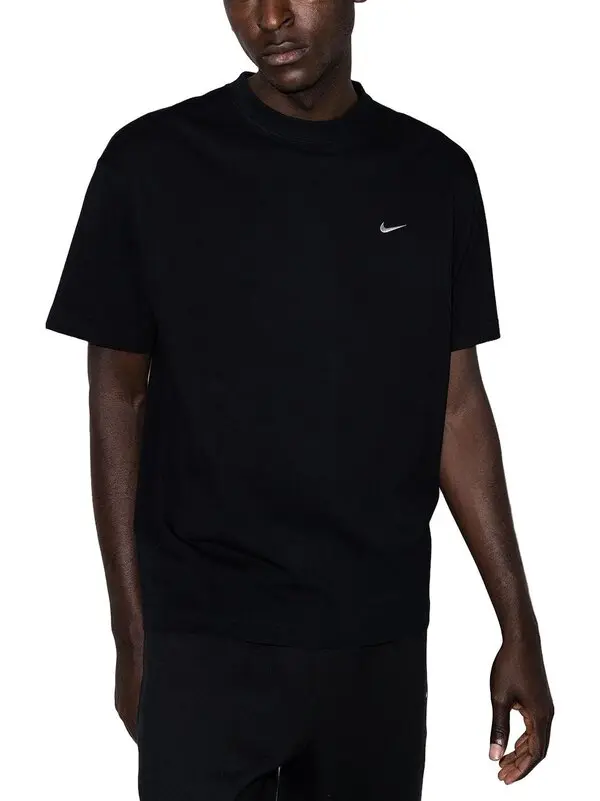 Nike Swoosh Logo Cotton T-shirt - Blue