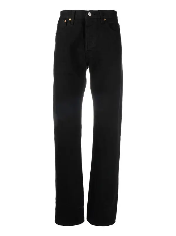 LEVI'S 501 Straight Leg Button-fly Jeans - Black