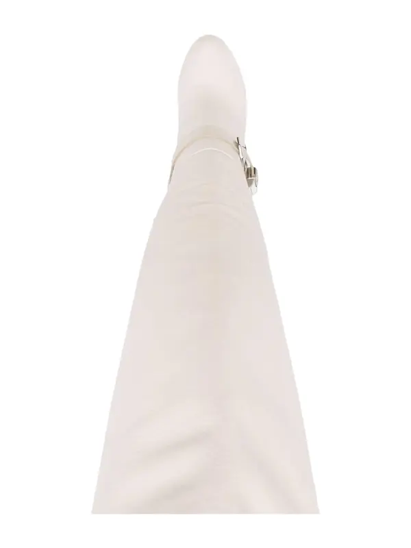 Philipp Plein Buckle-detail Knee-high Boots - Neutrals