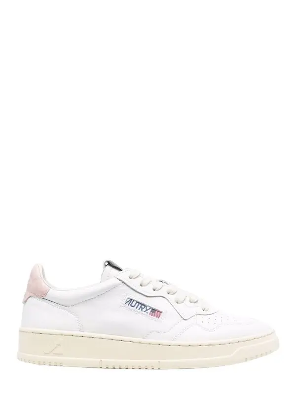 AUTRY Side Logo-patch Sneakers - White