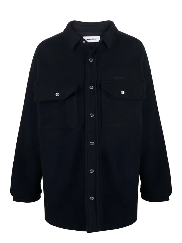 AMBUSH Press-stud Shirt Jacket - Blue