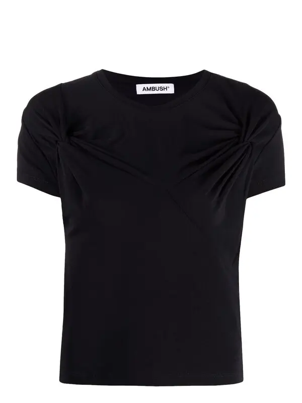 AMBUSH Twist Detail T-shirt - Black
