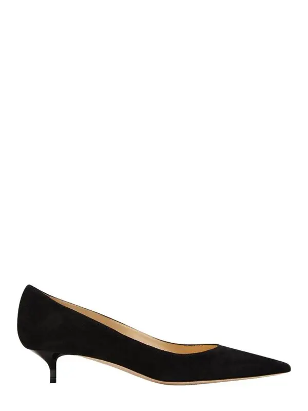 JIMMY CHOO Amelia Suede Pumps - Black