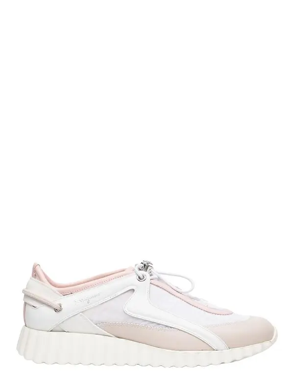FERRAGAMO Pixie Panelled Low-top Sneakers - Pink