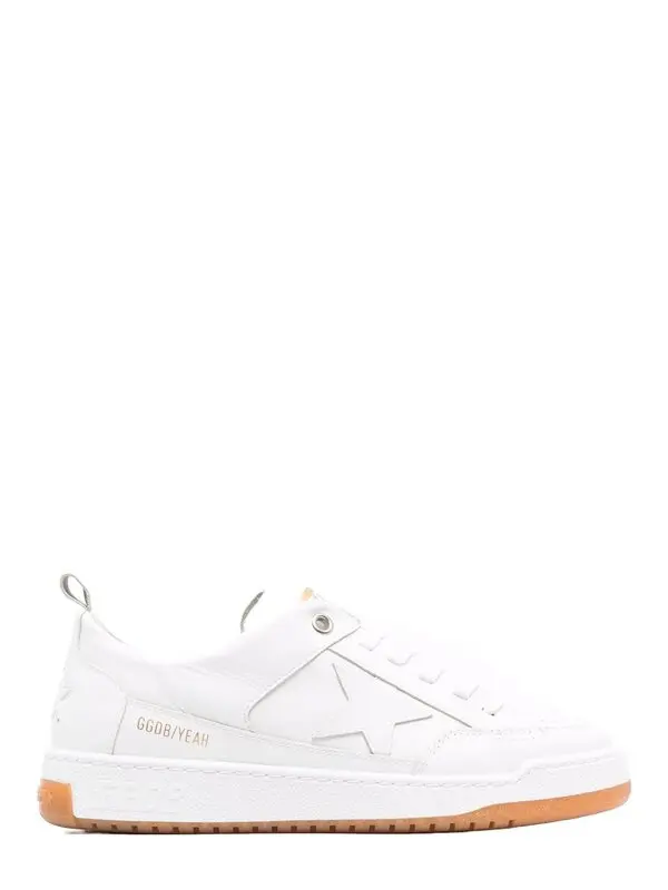 GOLDEN GOOSE Yeah Low-top Lace-up Sneakers - White