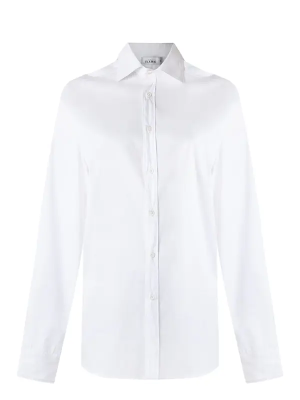 AMIR SLAMA Oversized Shirt - White