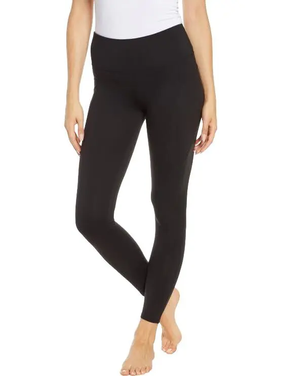 Felina High Waist Pocket Leggings - Black