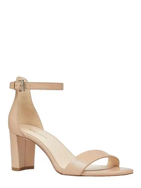 Nine West Pruce Ankle Strap Sandal - Light Natural Leather
