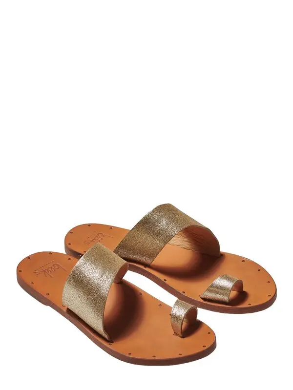 Beek Finch Sandal - Platinum/honey