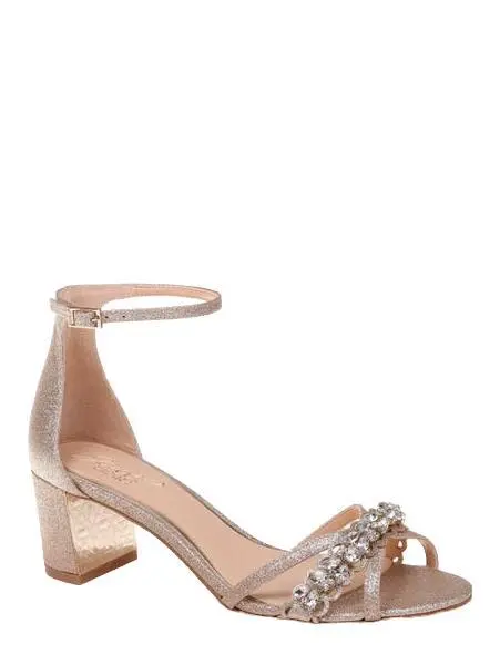 Badgley Mischka Giona Sandal - Gold Glitter