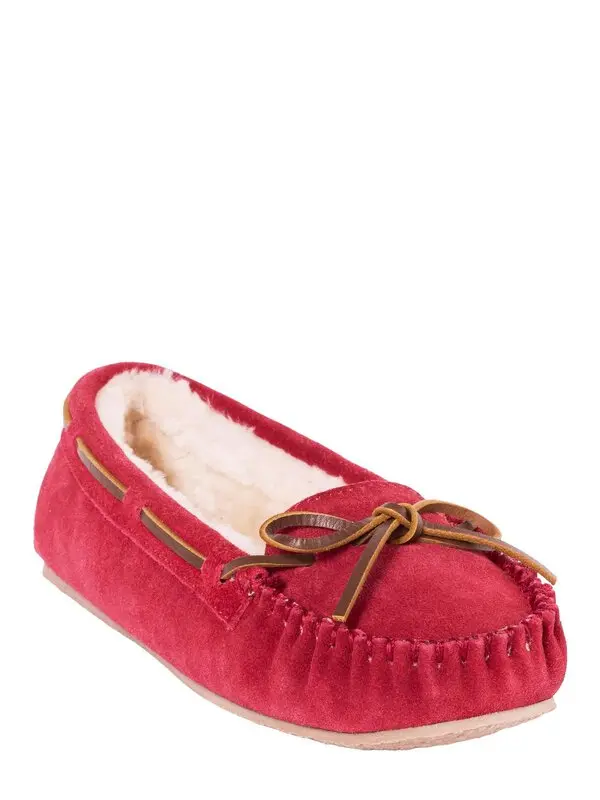 Minnetonka Cally Slipper - Red