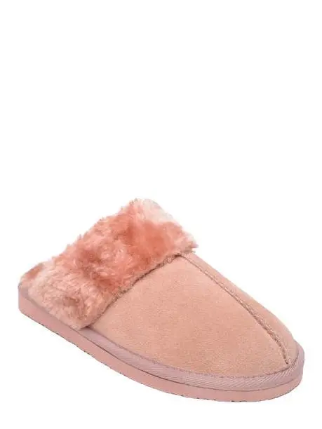 Minnetonka Chesney Mule Slipper - Blush
