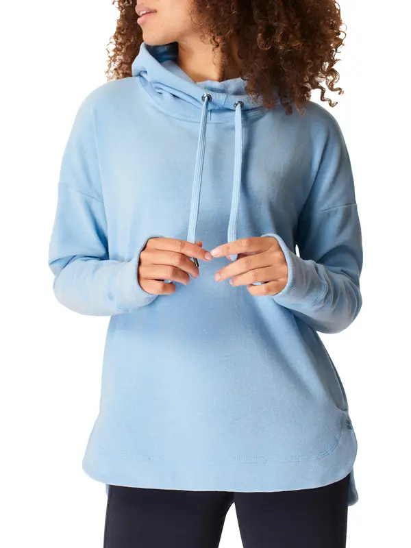 Sweaty Betty Escape Fleece Hoodie - Air Blue