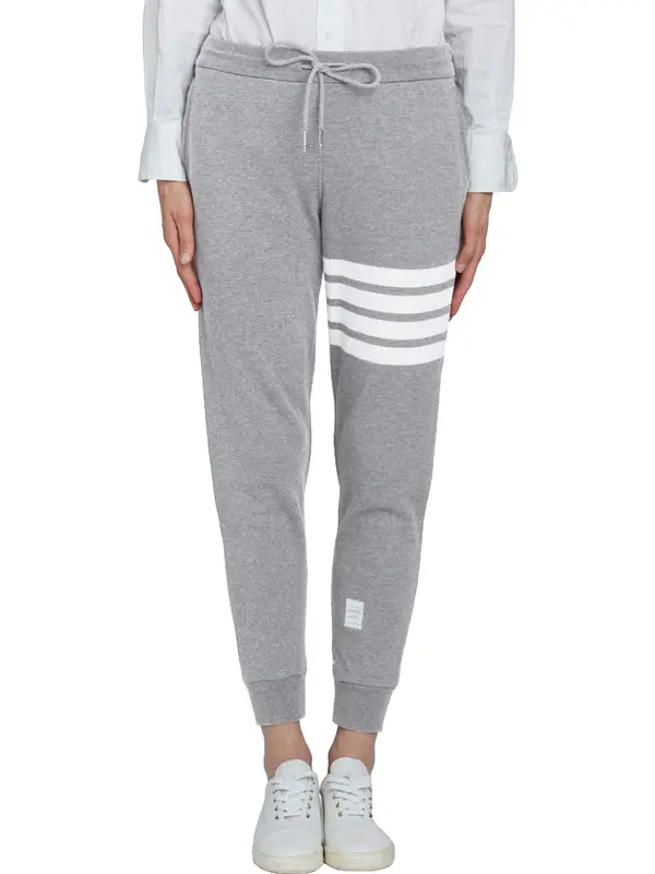 Thom Browne 4-bar Sweatpants - Light Grey