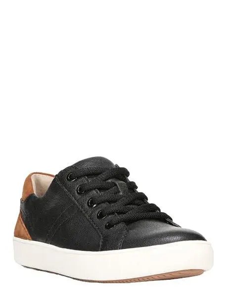 Naturalizer Morrison Lace Up Sneakers - Black Leather