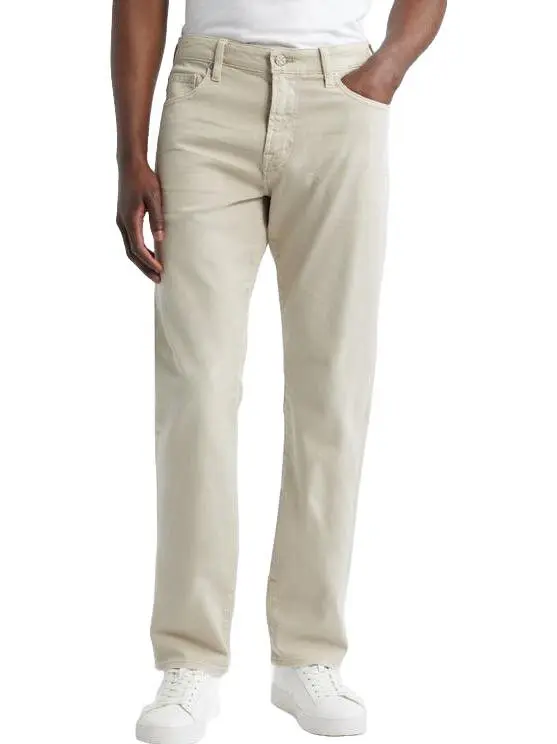 Ag Everett Slim Straight-leg Jeans - 7 Years Sulfur Coastal Pebble
