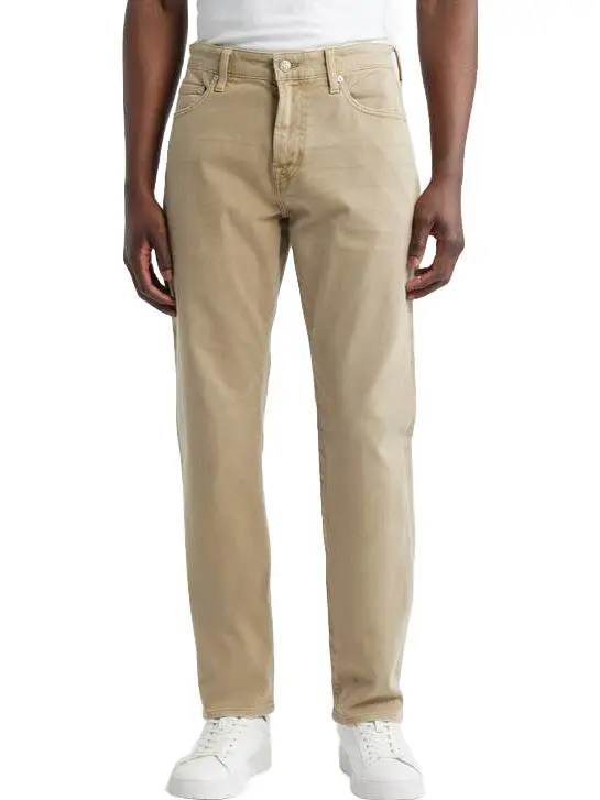 Ag Everett Slim Straight-leg Jeans - 7 Years Sulfur Valley Tan