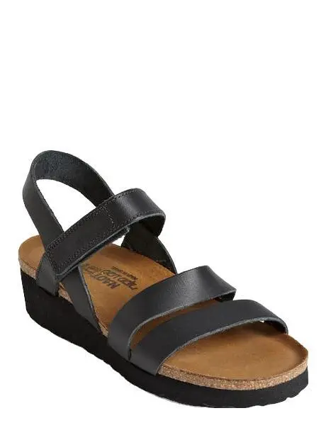 Naot Kayla Sandal - Black Leather