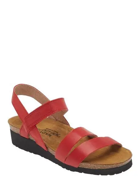 Naot Kayla Sandal - Kiss Red Leather