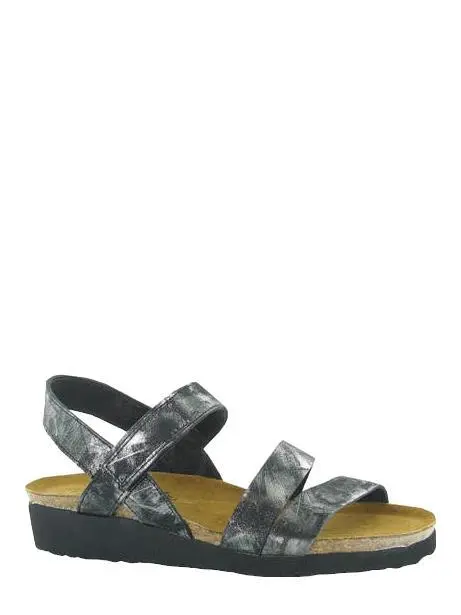 Naot Kayla Sandal - Metallic Onyx Leather