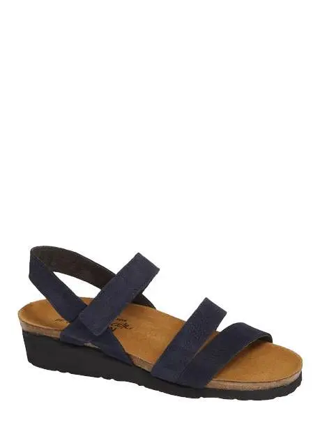Naot Kayla Sandal - Navy Nubuck Leather