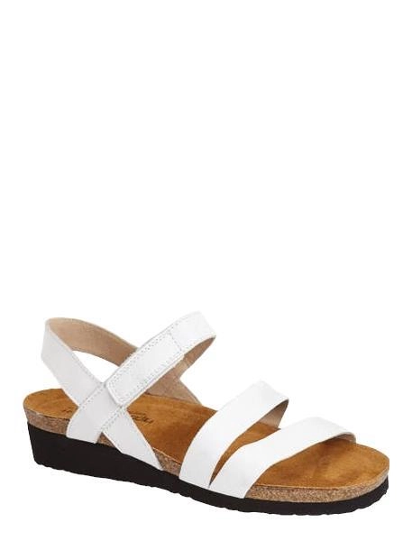 Naot Kayla Sandal - White Leather