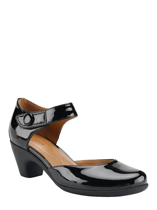 Easy Spirit Clarice Pump - Black Patent