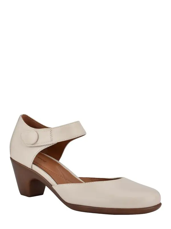 Easy Spirit Clarice Pump - Latin White Leather