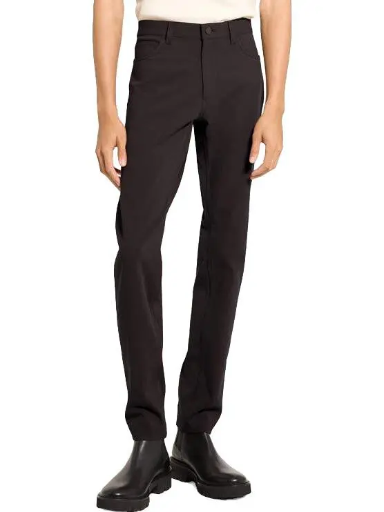 Theory Raffi Twill Straight Leg Pants - Brownwood