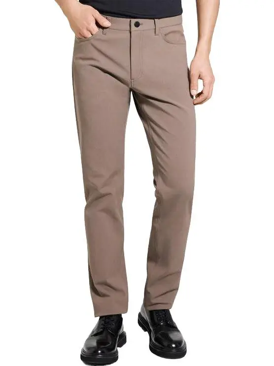 Theory Raffi Twill Straight Leg Pants - Morel - 2my