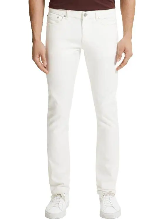 Theory Raffi Twill Straight Leg Pants - Warm Ivory - C63