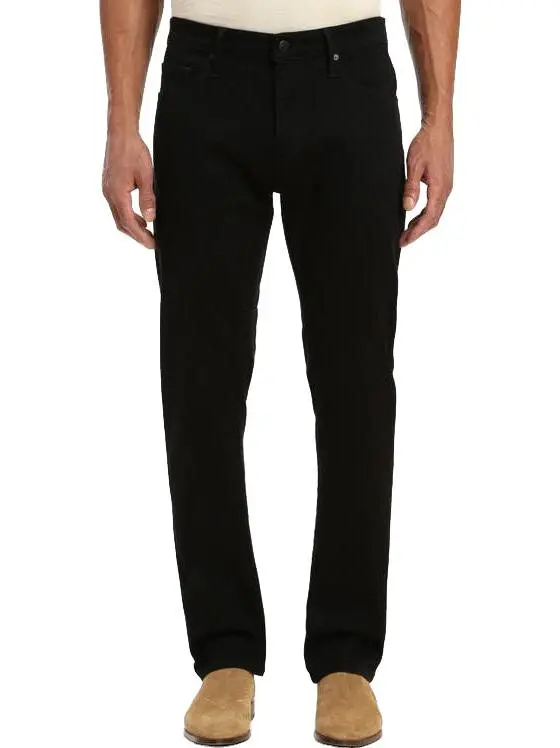 MAVI Zach Straight Leg Jeans - Black