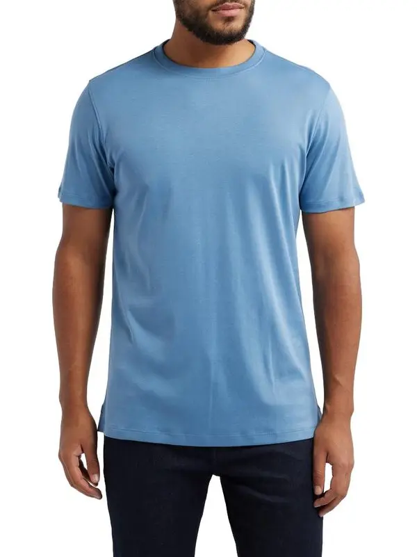 Robert Barakett Georgia Pima Cotton T-shirt - Coronet Blue