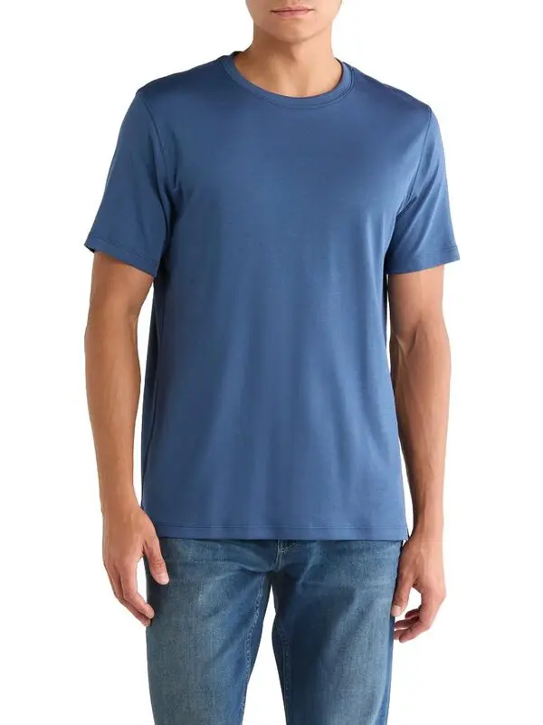 Robert Barakett Georgia Pima Cotton T-shirt - Denim Blue