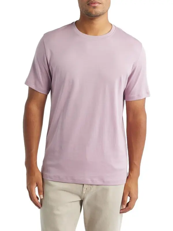 Robert Barakett Georgia Pima Cotton T-shirt - Light Elderberry