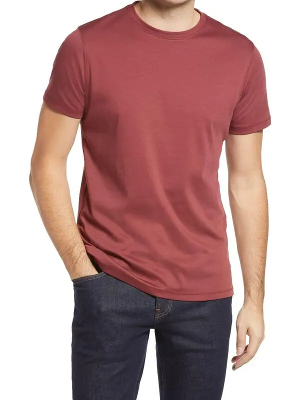 Robert Barakett Georgia Pima Cotton T-shirt - Sangria