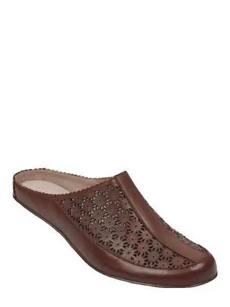 Easy Spirit Dusk Clog - Dark Tan Leather