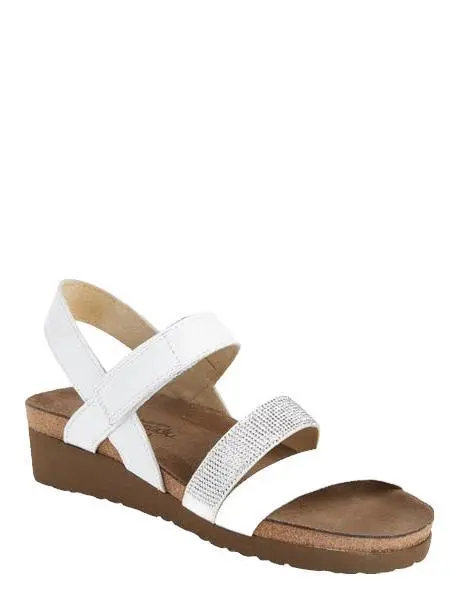 Naot Krista Sandal - White Leather