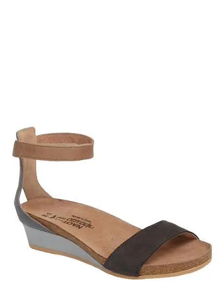 Naot Pixie Sandal - Black Suede